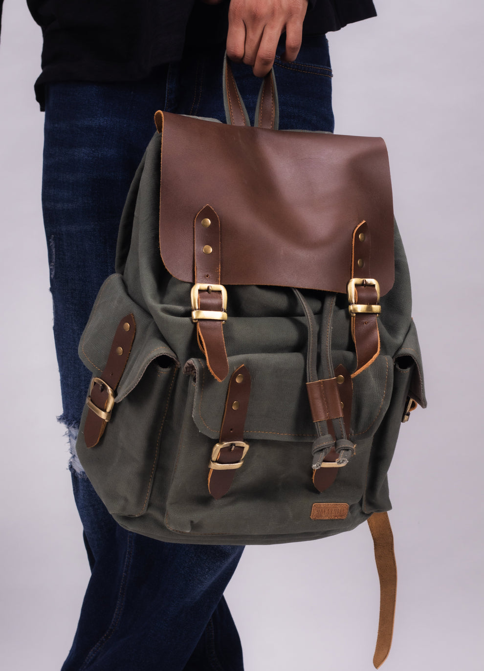 Olive Green Backpack